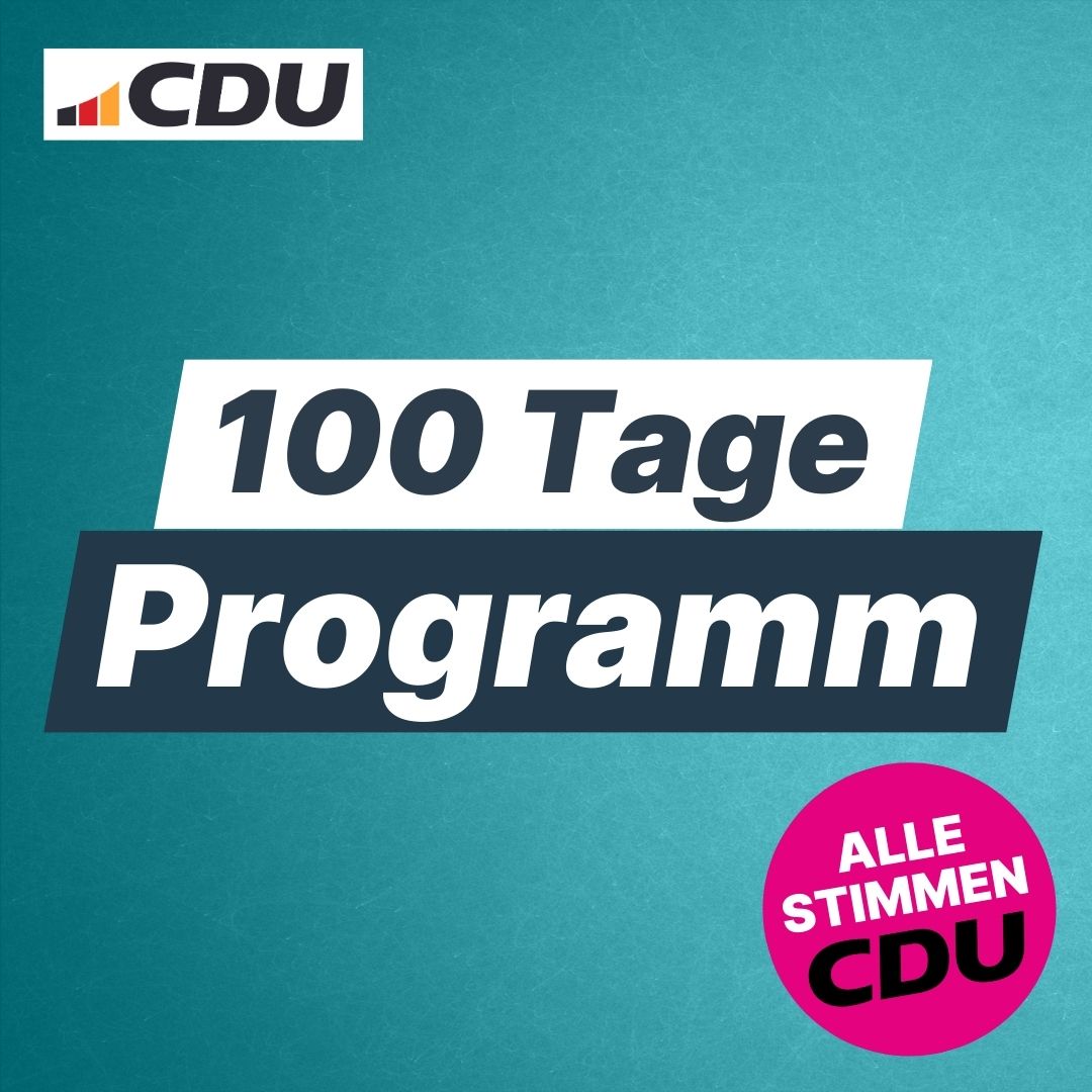 100 Tage Programm • Hamburger CDU